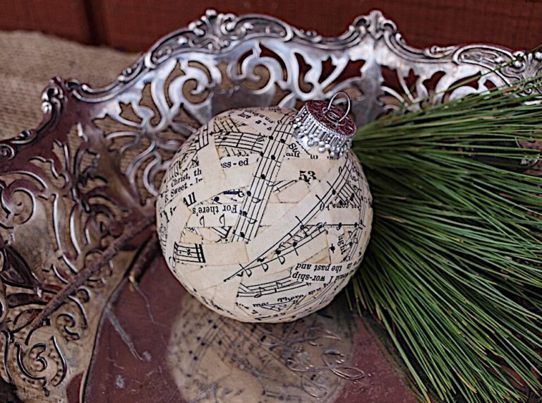 Upcycled Christmas balls