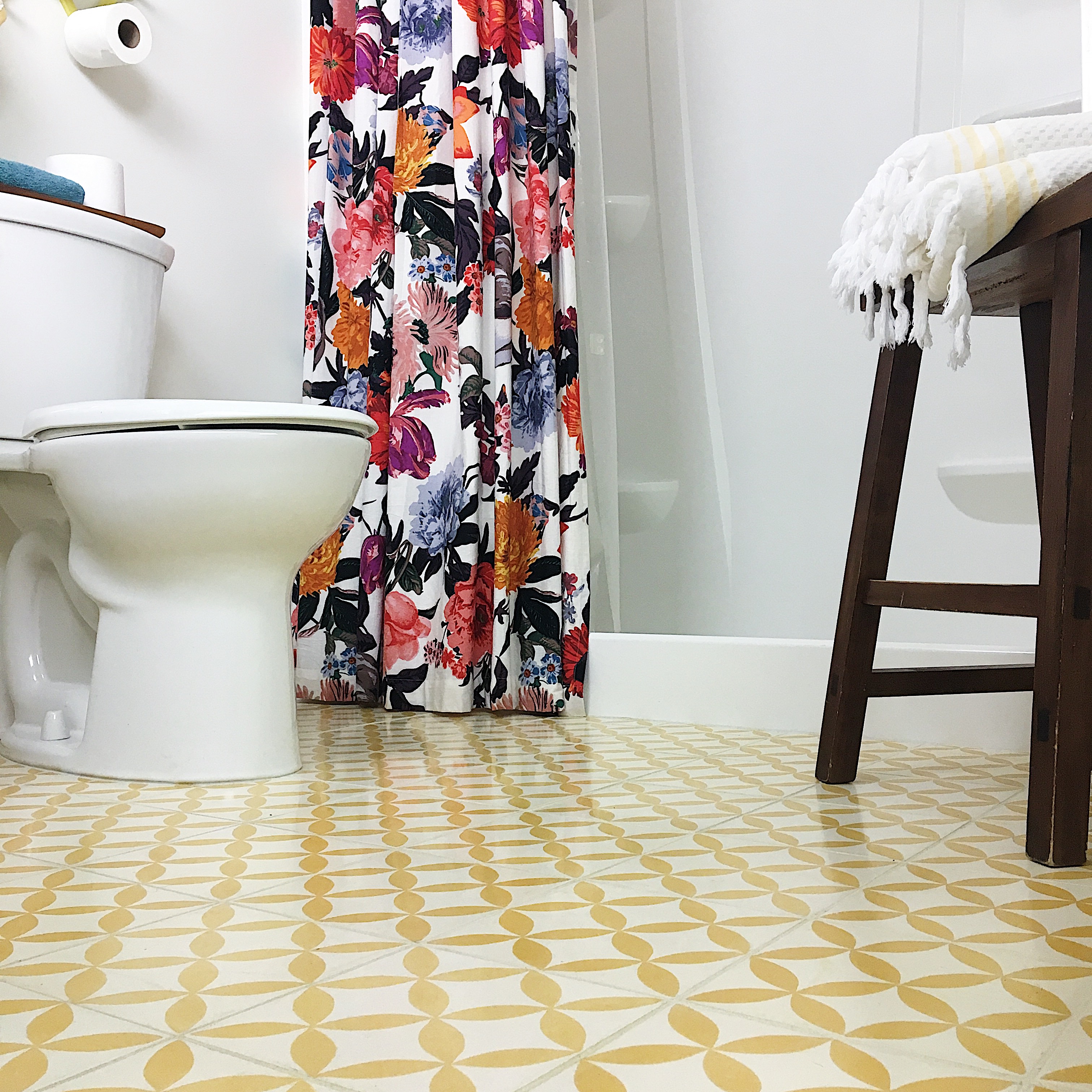 Graphic Tile for Our New Master Bathroom