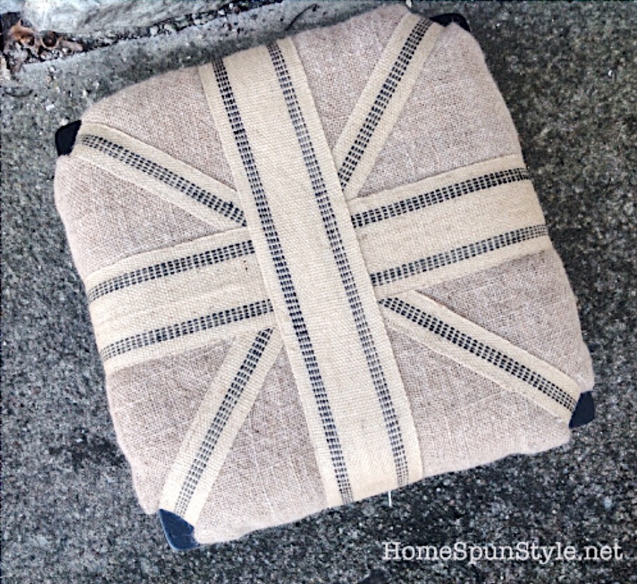 Union Jack DIY Footstool