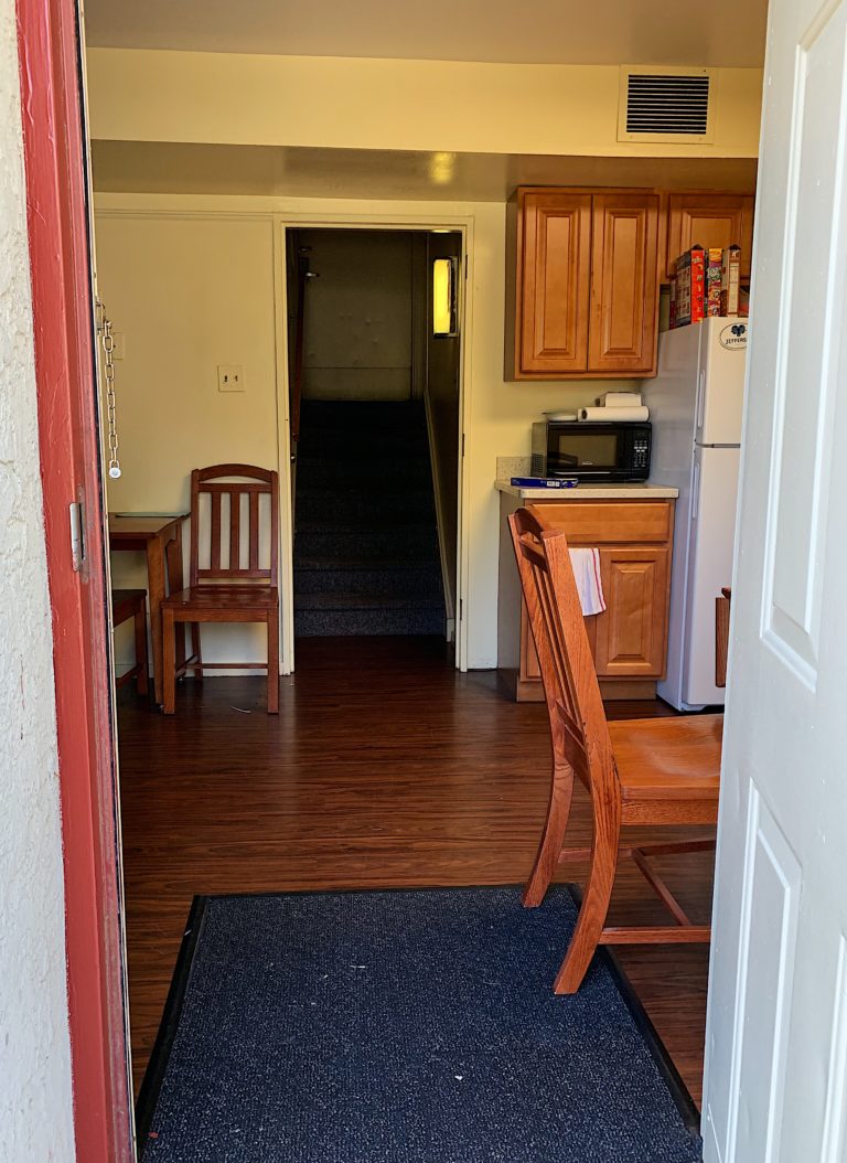 Stylish updates for a tiny college apartment kitchen